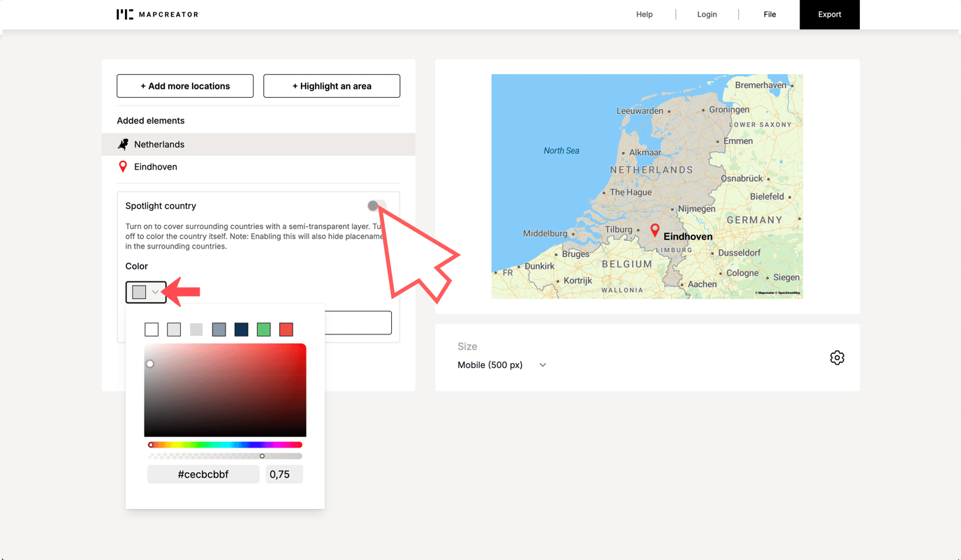 How can I create a quick locator map?